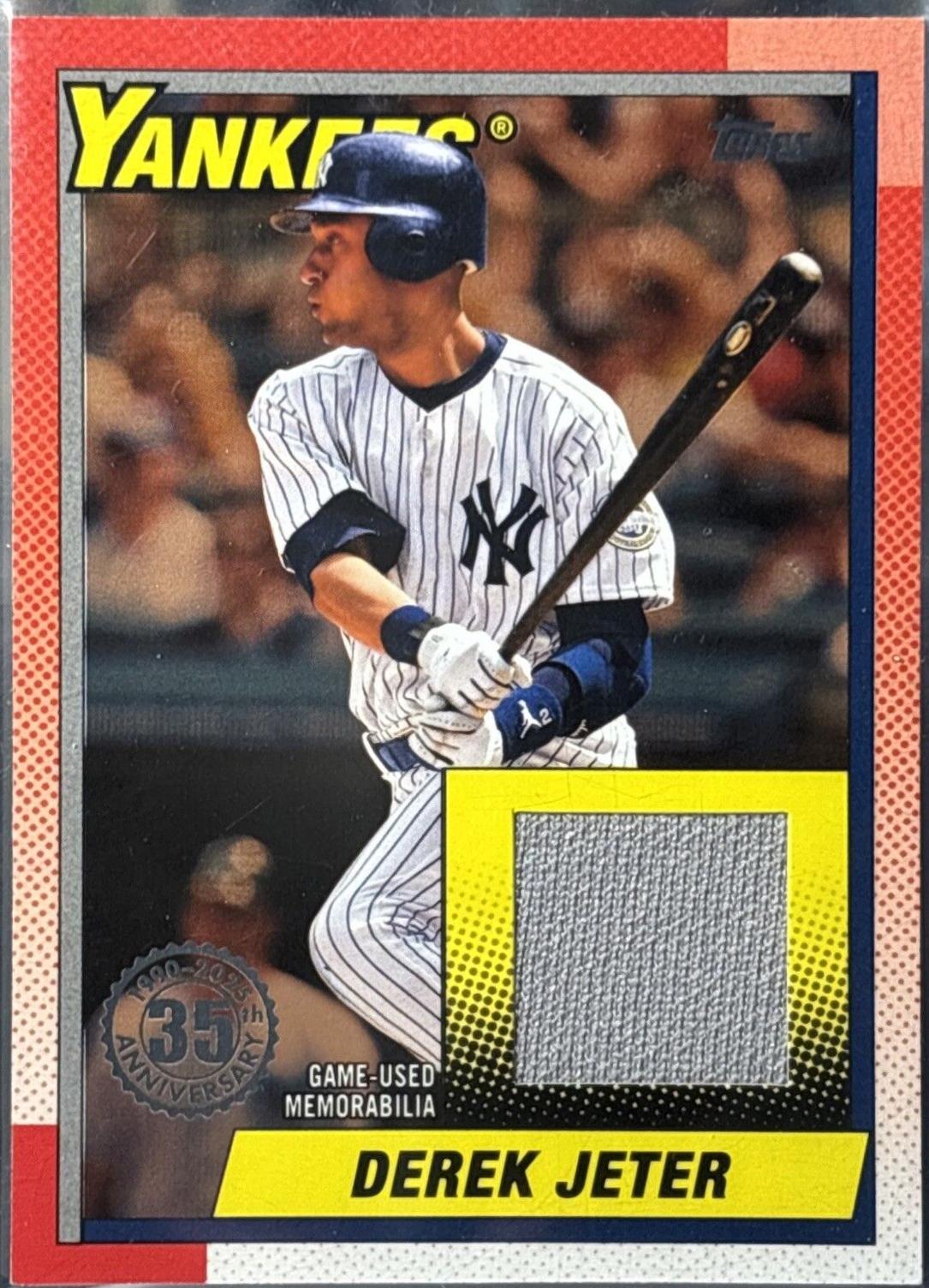 Derek Jeter [Gold] #T90R-DJ Prices | 2025 Topps 1990 Relic | Baseball Cards