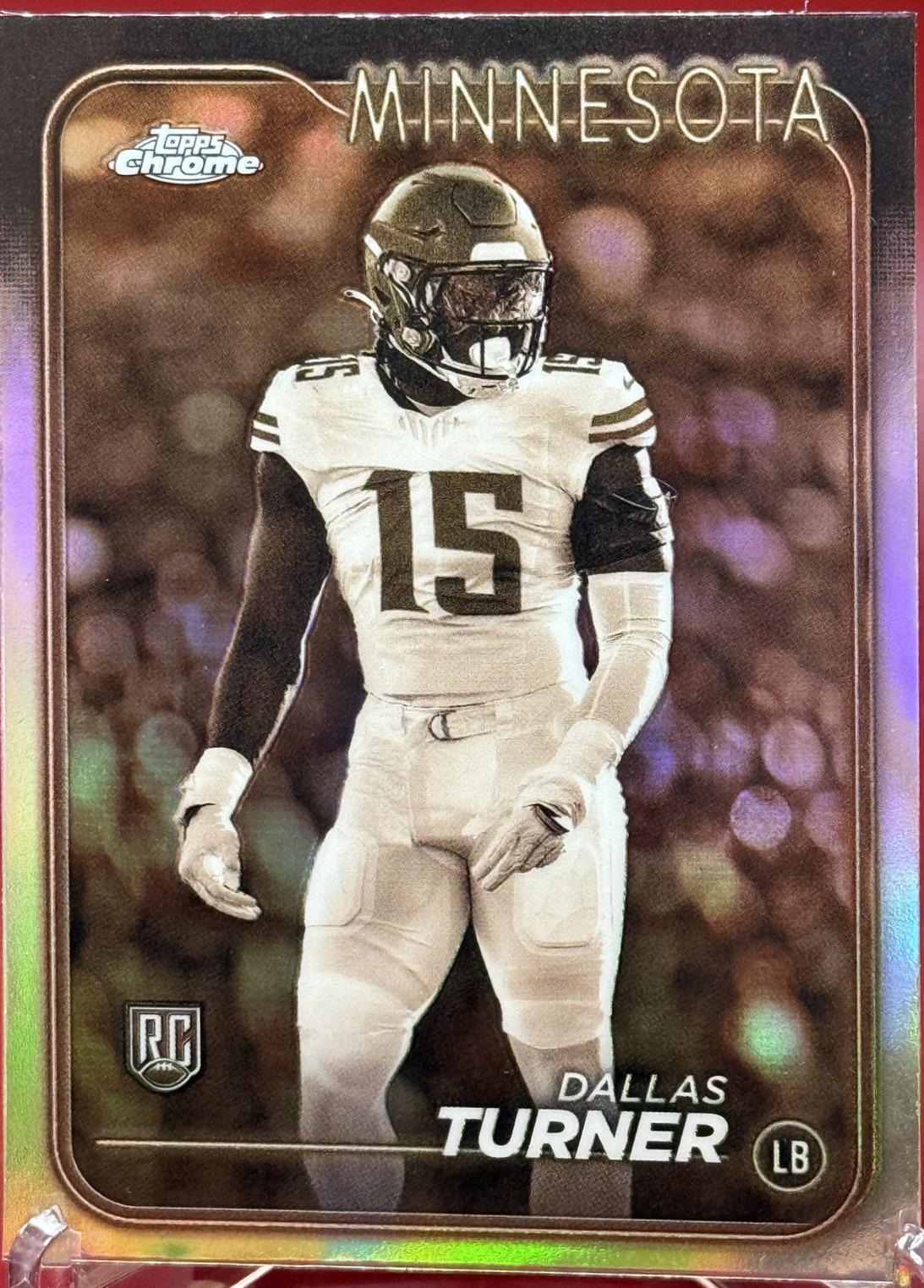 Dallas Turner #221 Prices | 2024 Topps Chrome | Football Cards