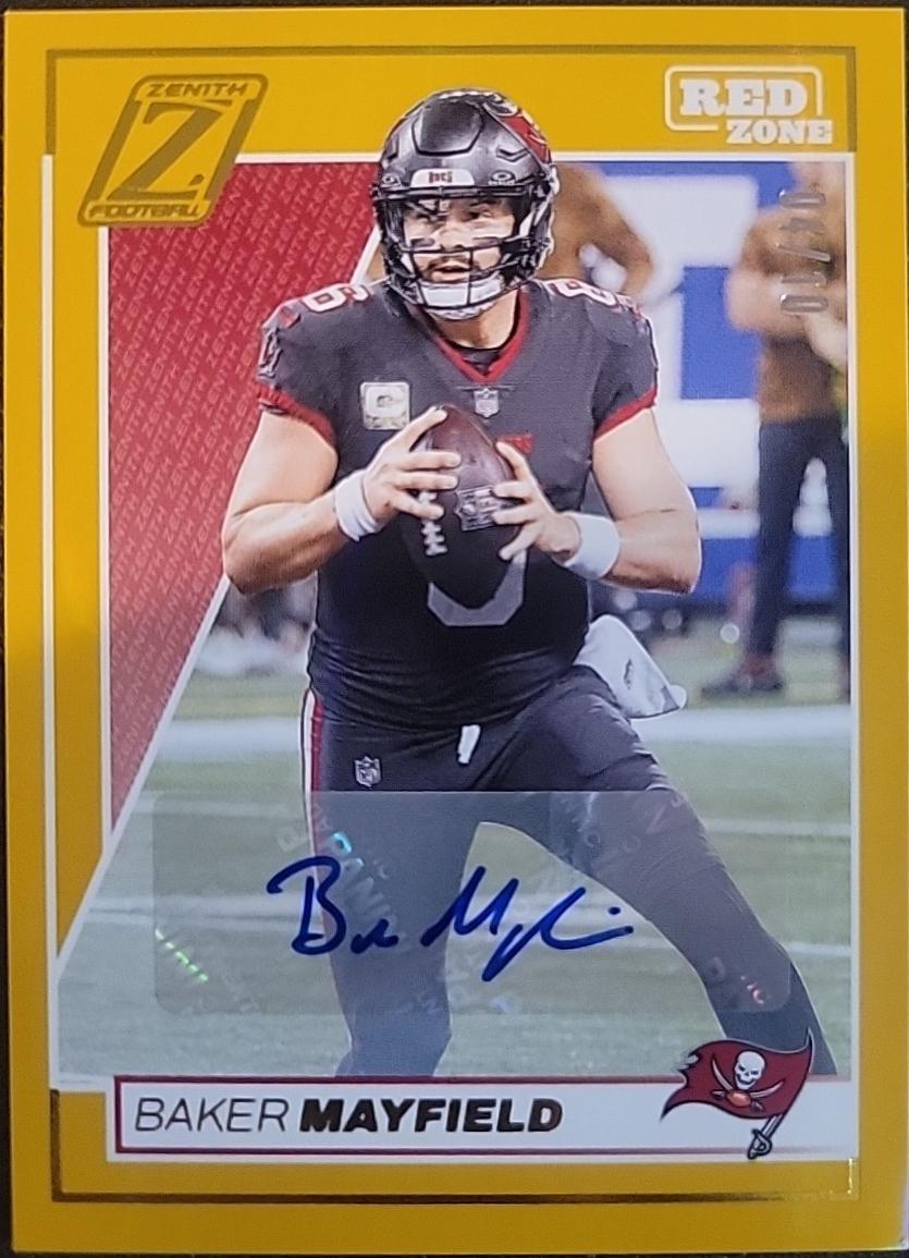 Baker Mayfield [Gold Red Zone Autograph Two Minute Drill] #94 Prices ...