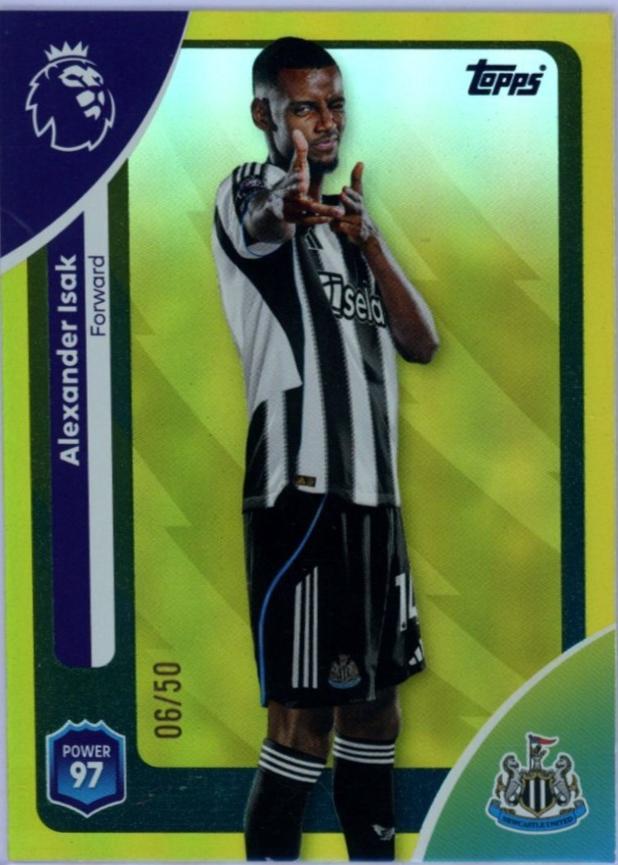 Alexander Isak Prices | 2025 Topps Gold Premier League | Soccer Cards