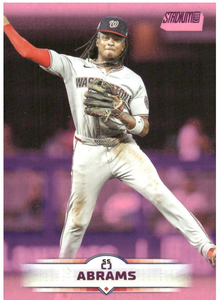 CJ Abrams [Pink] #188 Prices | 2025 Topps Stadium Club | Baseball Cards