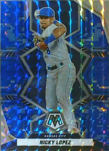 Nicky Lopez [Blue Camo] | Ungraded | 2022 Panini Mosaic