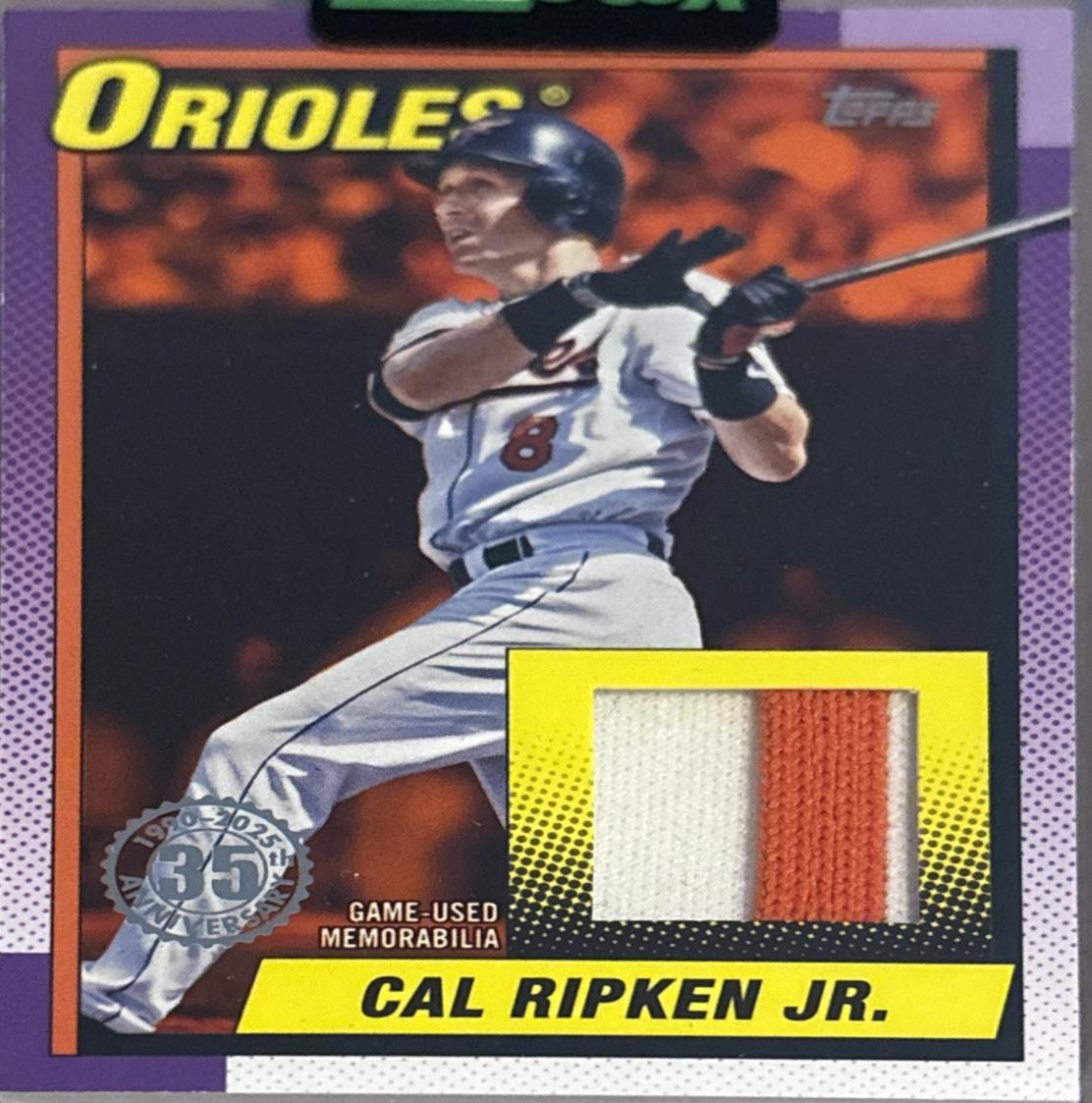 Cal Ripken Jr. [Platinum] #T90R-CR Prices | 2025 Topps 1990 Relic ...