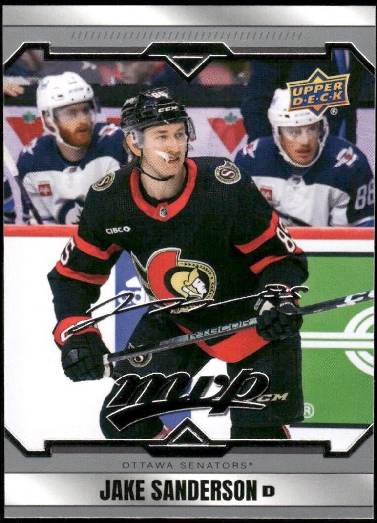 Jake Sanderson [Silver Script] #146 Prices | 2024 Upper Deck MVP ...