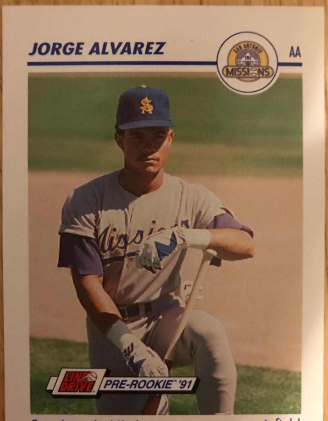 Jorge Alvarez #527 Prices | 1991 Impel Line Drive Pre Rookie AA ...