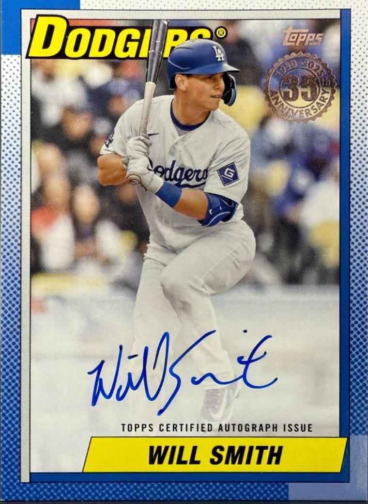 Will Smith #90A-WS Prices | 2025 Topps 1990 Autograph | Baseball Cards