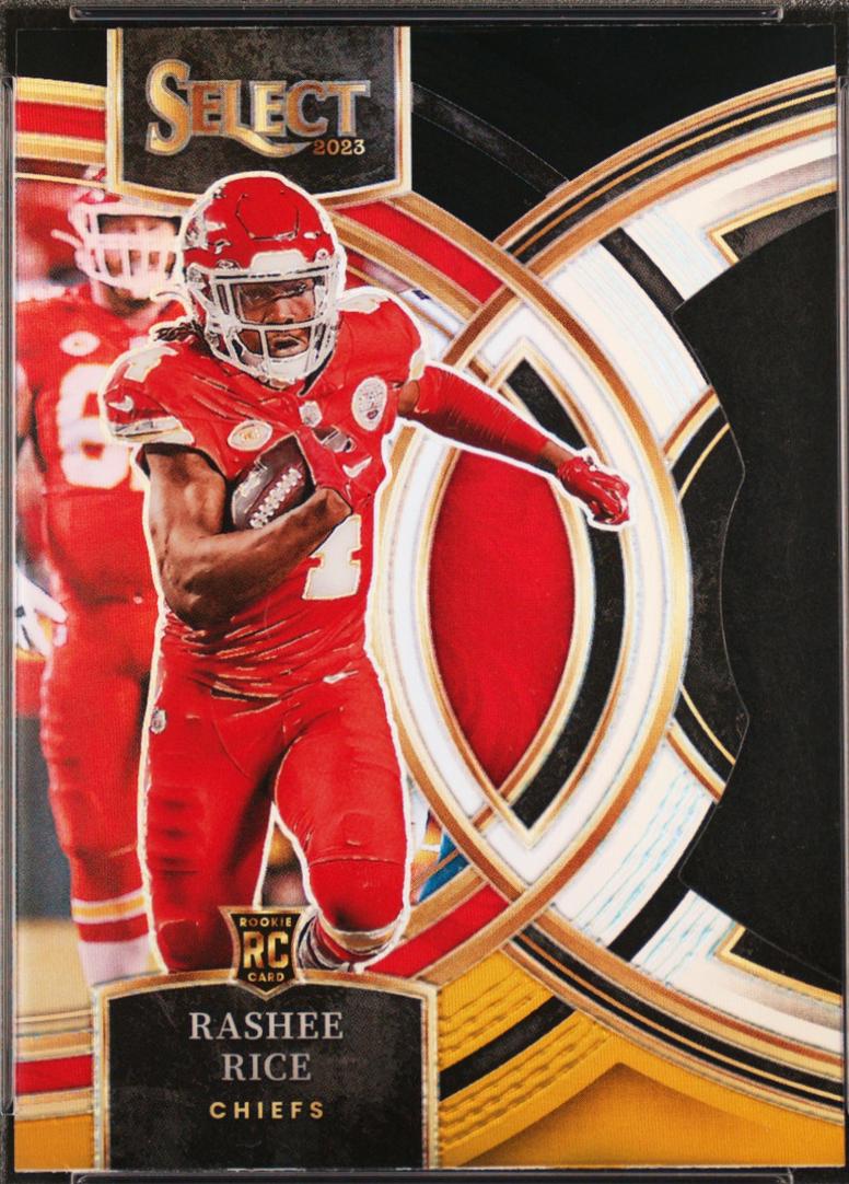 Rashee Rice [Black Gold Prizm Die-Cut] #132 Prices | 2023 Panini Select ...