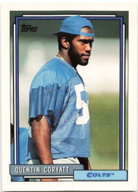Quentin Coryatt #701 Prices | 1992 Topps | Football Cards