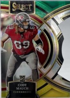 Cody Mauch [Green Yellow Prizm Die-Cut] #133 Prices | 2023 Panini ...