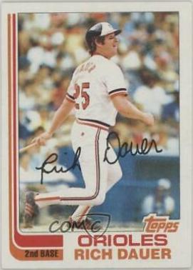 Rich Dauer #8 Prices | 1982 Topps | Baseball Cards
