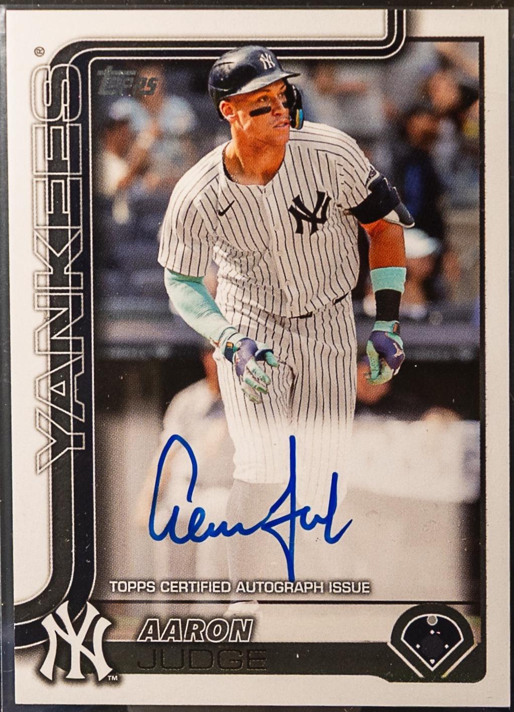 Aaron Judge [Flagship Real One Autograph] #300 Prices | 2025 Topps ...