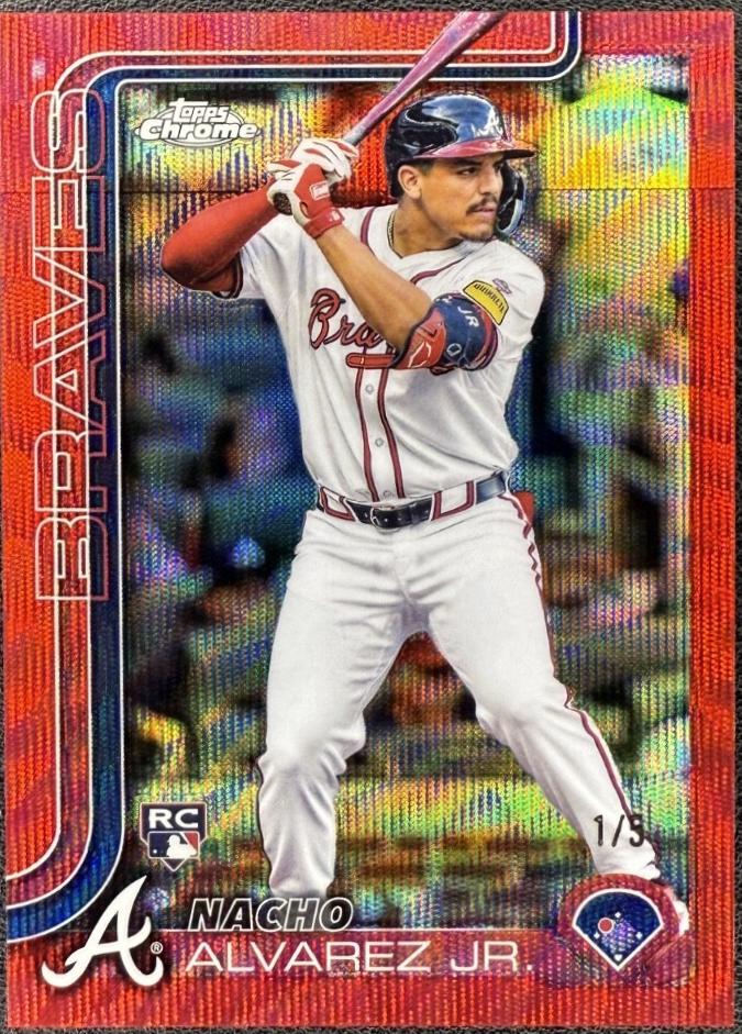 Nacho Alvarez Jr. [Red Wave Refractor] #75 Prices | 2025 Topps Chrome ...