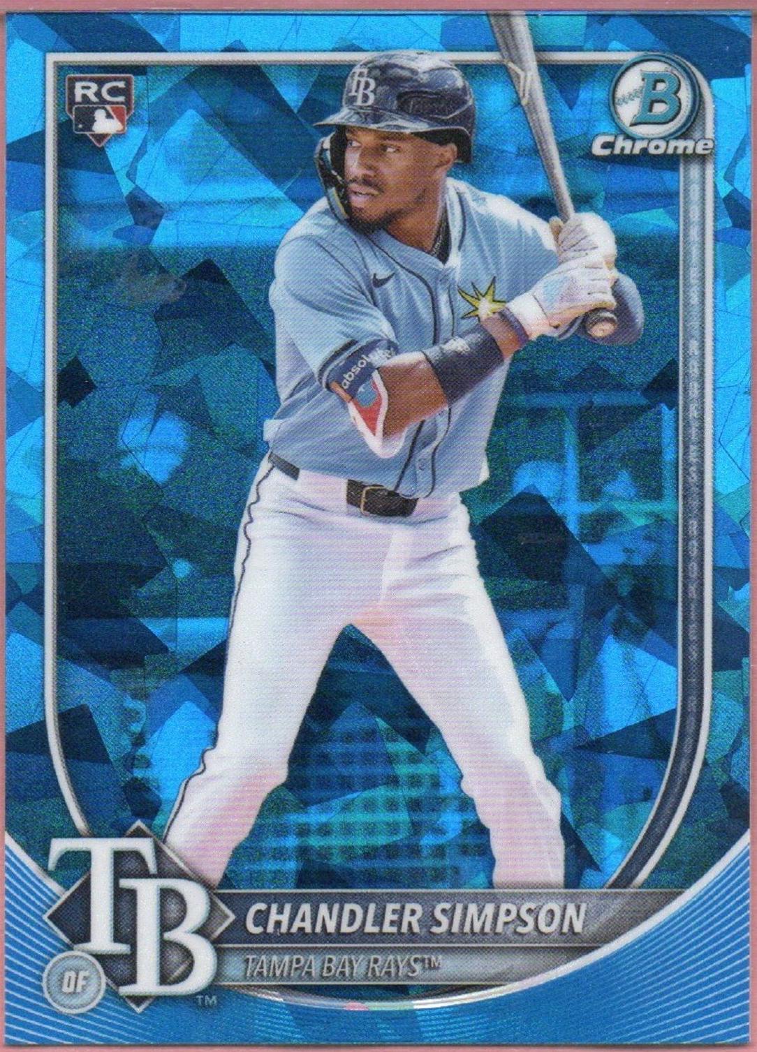 Chandler Simpson [Sapphire] #18 Prices | 2025 Bowman Chrome | Baseball ...