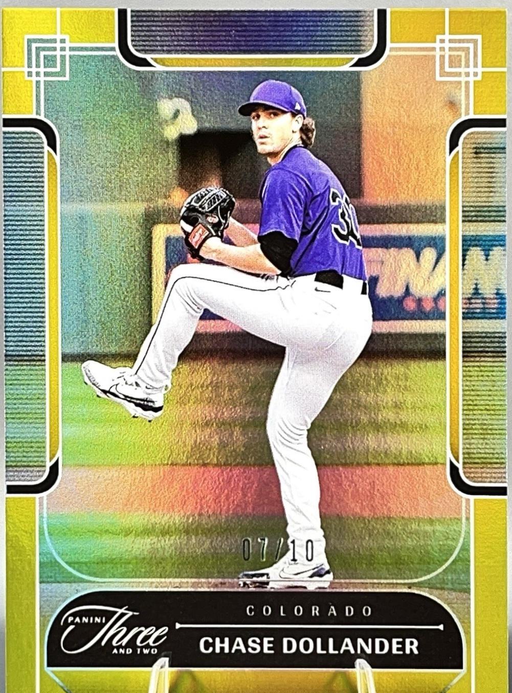 Chase Dollander [Holo Gold] #88 Prices | 2024 Panini Three and Two ...