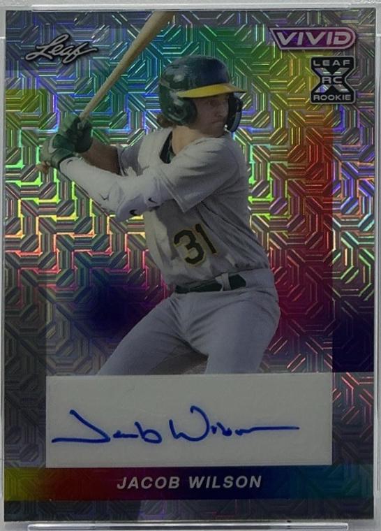 Jacob Wilson [Gray Mojo] #BA-JW1 Prices | 2023 Leaf Vivid Autograph ...