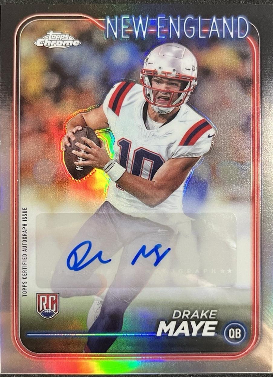 Drake Maye [Variation] #RA-DMA Prices | 2024 Topps Chrome Rookie ...