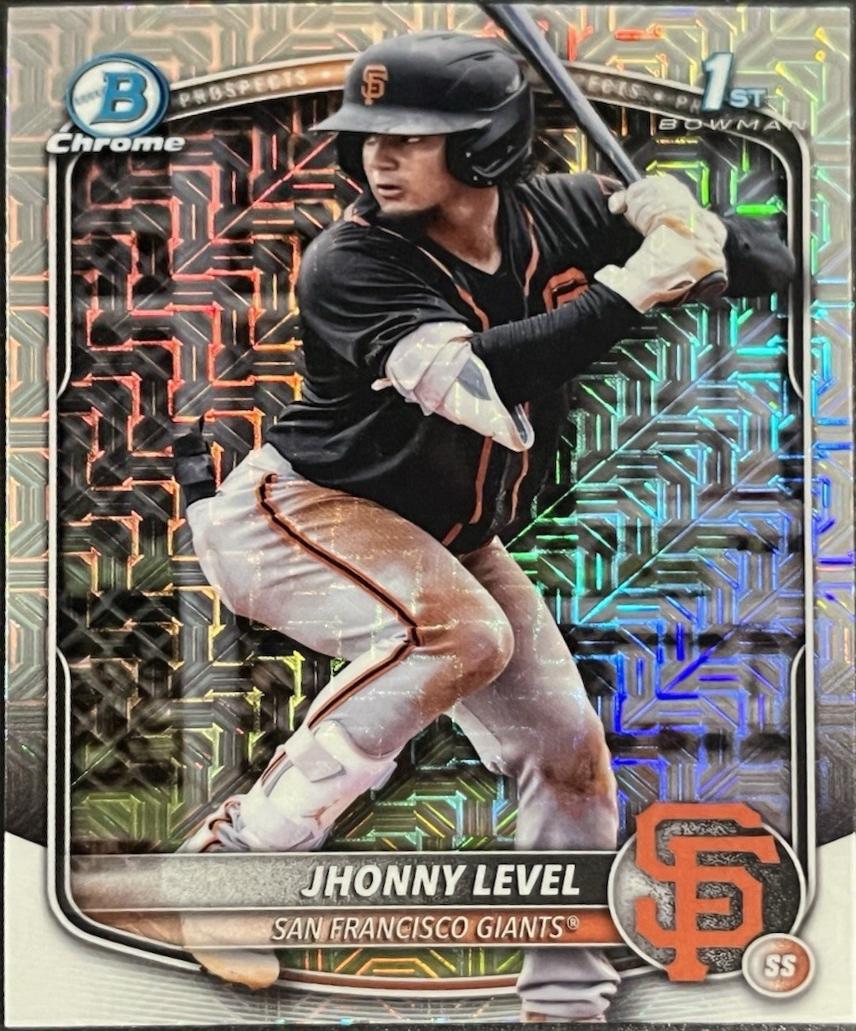 Jhonny Level [Mojo] #BCP-147 Prices | 2025 Bowman Chrome Prospects ...