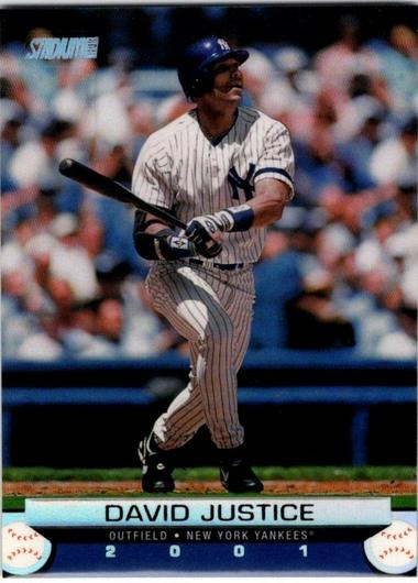 David Justice | Ungraded | 2001 Stadium Club