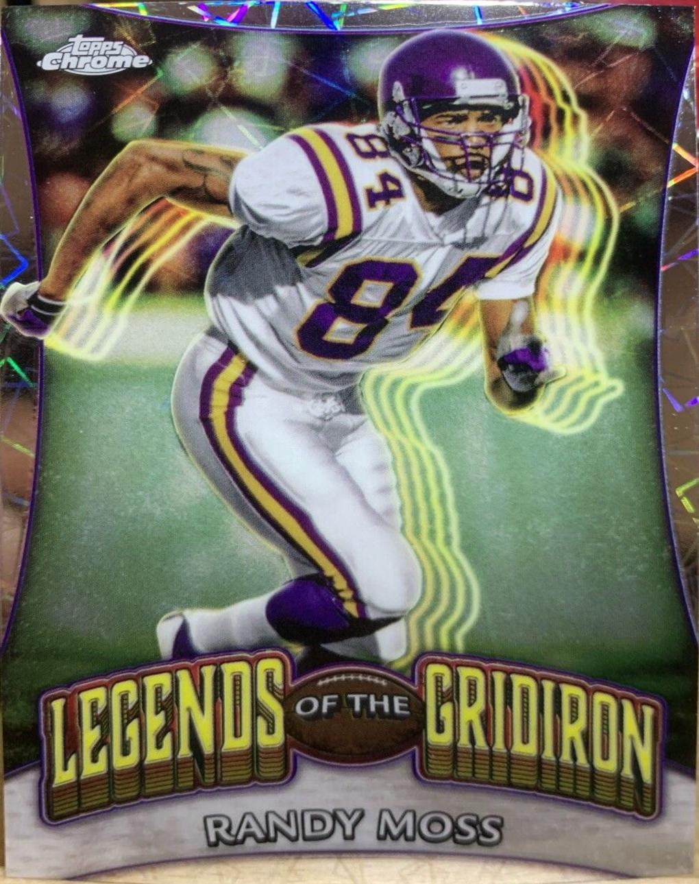 Randy Moss [Lazer Refractor] #LOG-13 Prices | 2024 Topps Chrome Legends ...