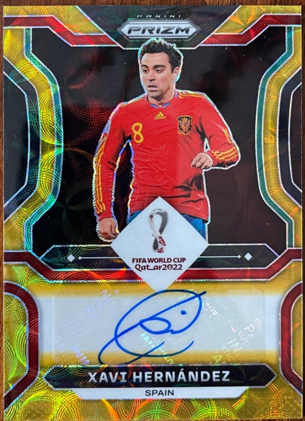 Xavi Hernandez [Choice Gold] #S-XH Prices | 2022 Panini Prizm World Cup ...