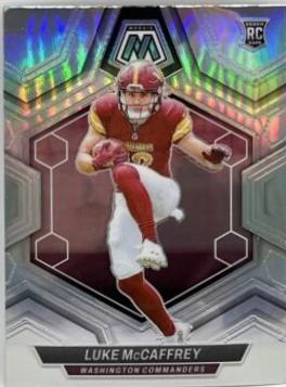 Luke McCaffrey #376 Prices [Rookie] | 2024 Panini Mosaic | Football Cards