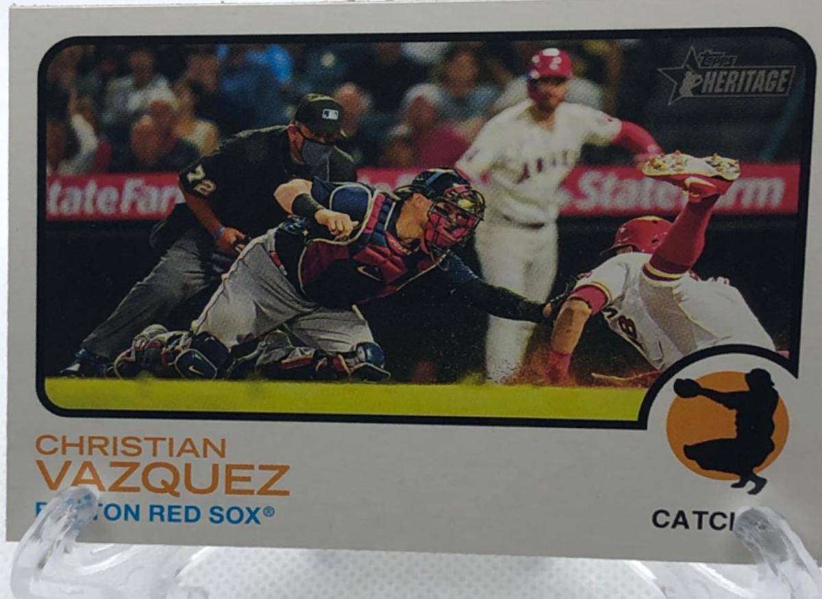 Christian Vazquez #213 Prices | 2022 Topps Heritage | Baseball Cards