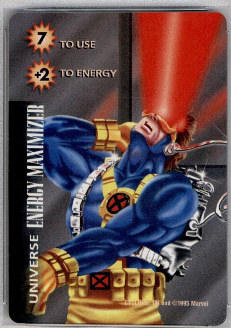 Cyclops: Energy Maximizer Prices | Marvel 1995 Fleer Overpower | Marvel ...