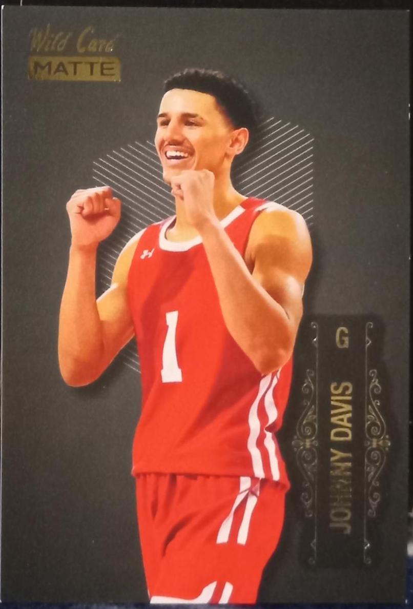 2022 Wild Card Matte Johnny Davis [Black Gold Foil] #LBC-8 Prices ...