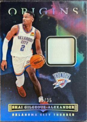 Shai Gilgeous Alexander [Blue] #OM-SGO Prices | 2022 Panini Origins ...