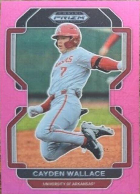 Cayden Wallace [Neon Pink Velocity] #PDP49 Prices | 2022 Panini Prizm ...