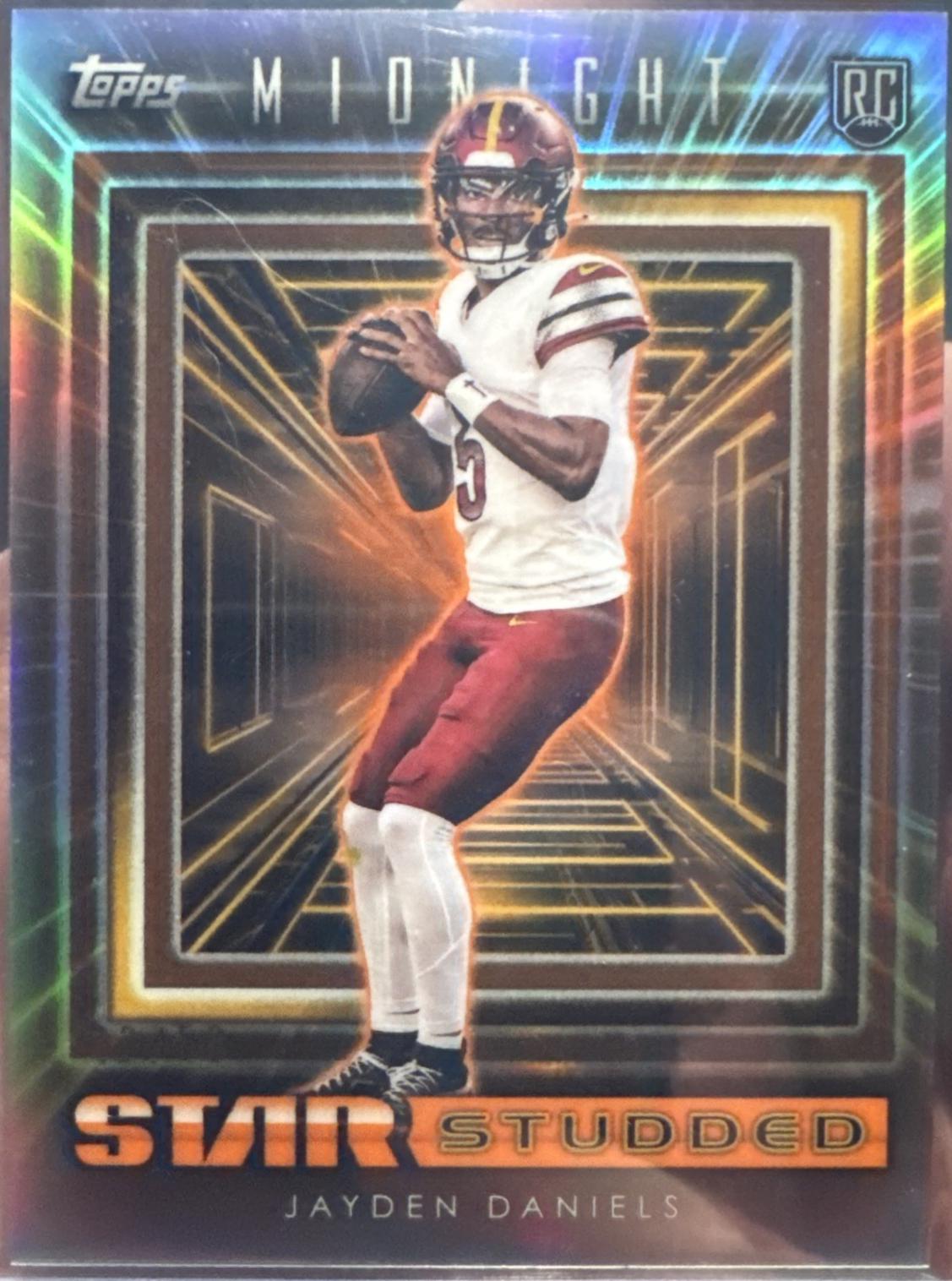 Jayden Daniels [Summer Solstice] #SS-6 Prices | 2024 Topps Midnight ...