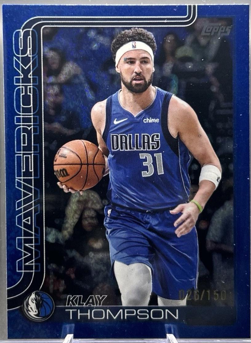 Klay Thompson [Holo Blue Foil] #170 Prices | 2025 Topps | Basketball Cards