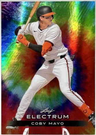 Coby Mayo [Tie-Dye Silver Board] #12 Prices | 2024 Leaf Electrum ...