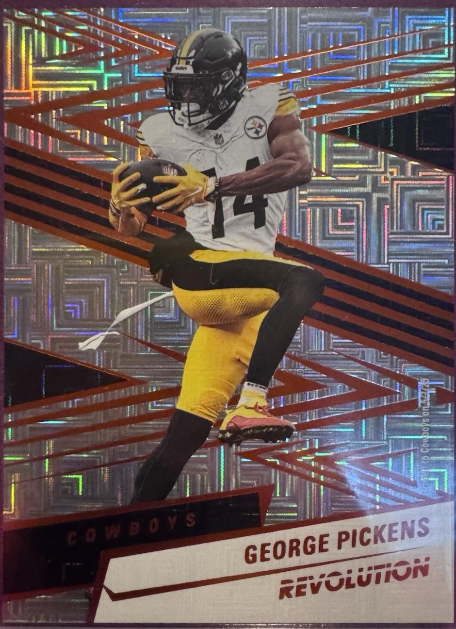 George Pickens [Orange Levels] #42 Prices | 2025 Panini Revolution ...