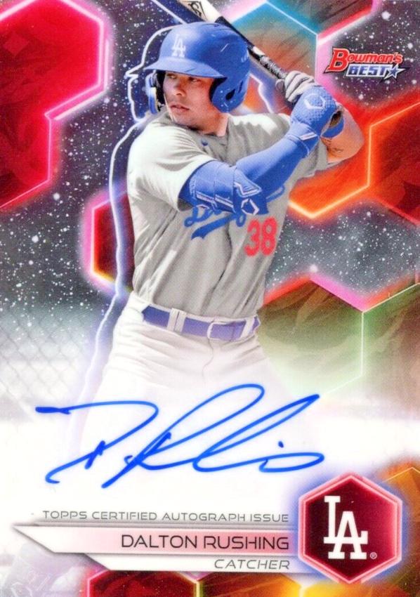 Dalton Rushing #B23-DR Prices | 2023 Bowman's Best of Autographs ...