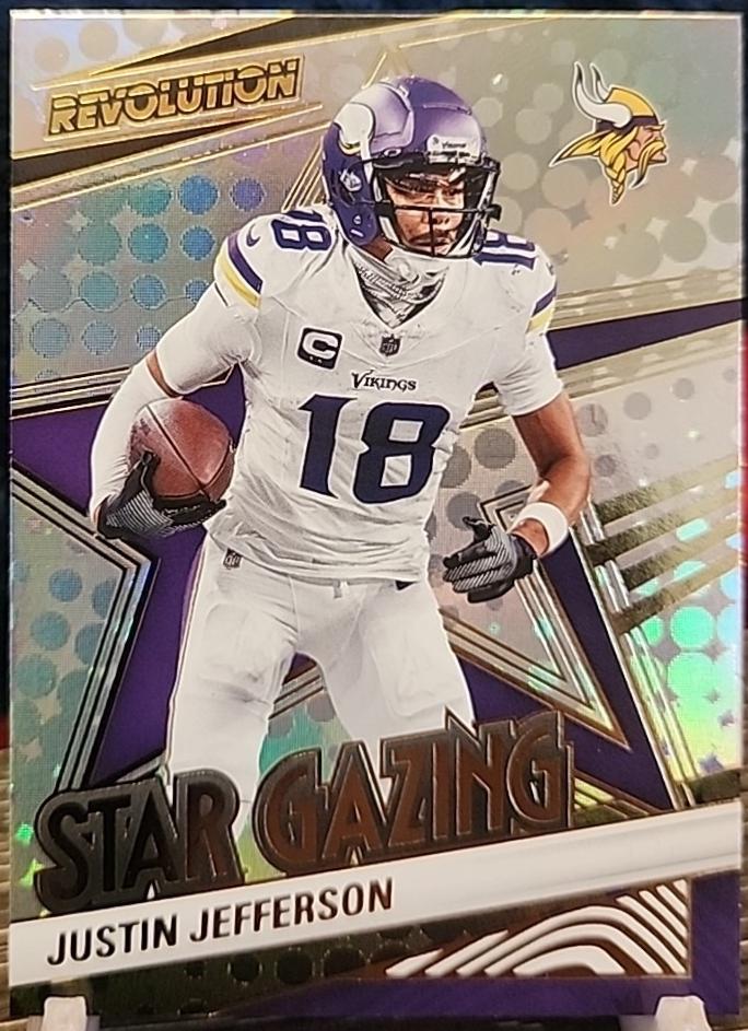 Justin Jefferson #24 Prices | 2025 Panini Revolution Star Gazing ...
