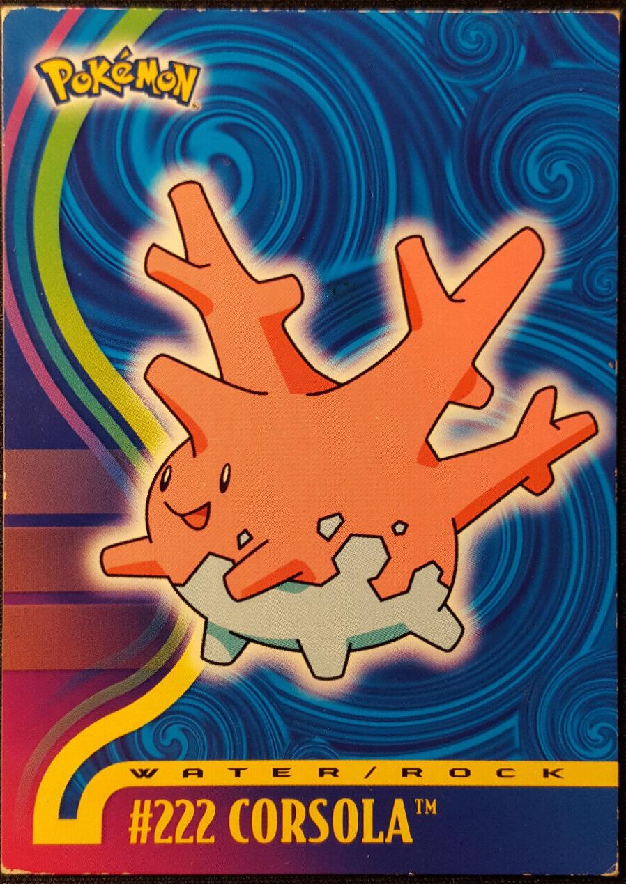 Corsola #222 Prices | Pokemon 2001 Topps Johto Champions | Pokemon Cards