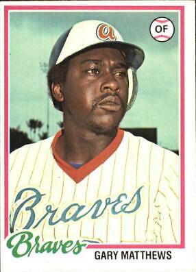Gary Matthews #475 Prices | 1978 Topps | Baseball Cards