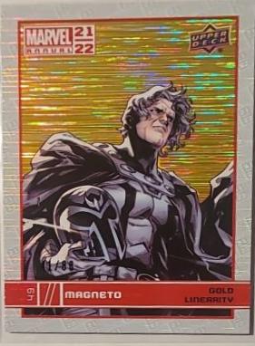 Magneto [Gold Linearity] #49 Prices | Marvel 2021 Upper Deck Annual ...