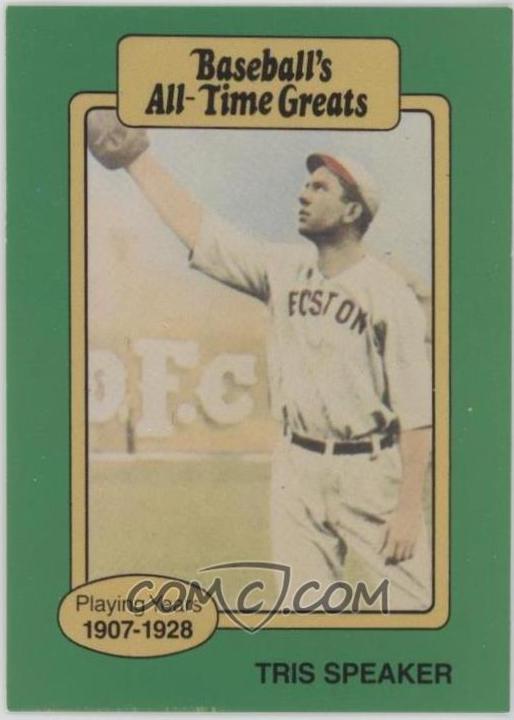 Tris Speaker Prices | 1987 Hygrade All Time Greats | Baseball Cards