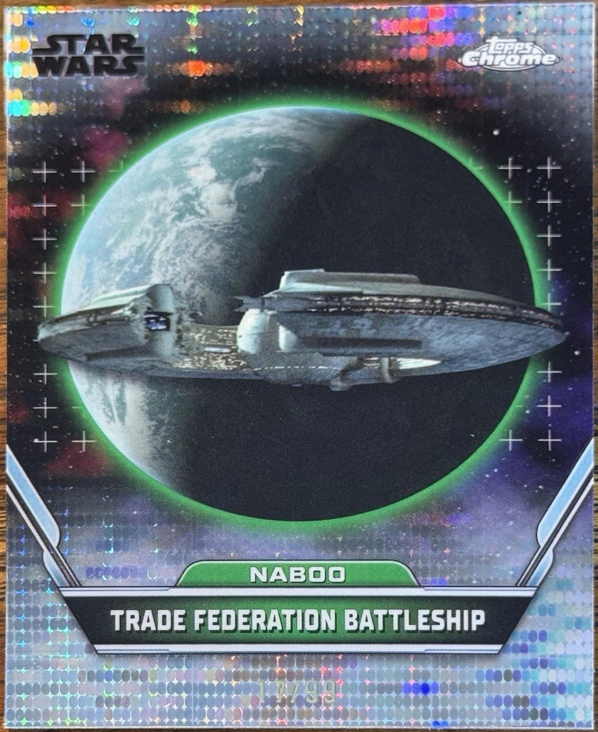 Trade Federation Battleship [Pulsar Refractor] #32 Prices | Star Wars ...