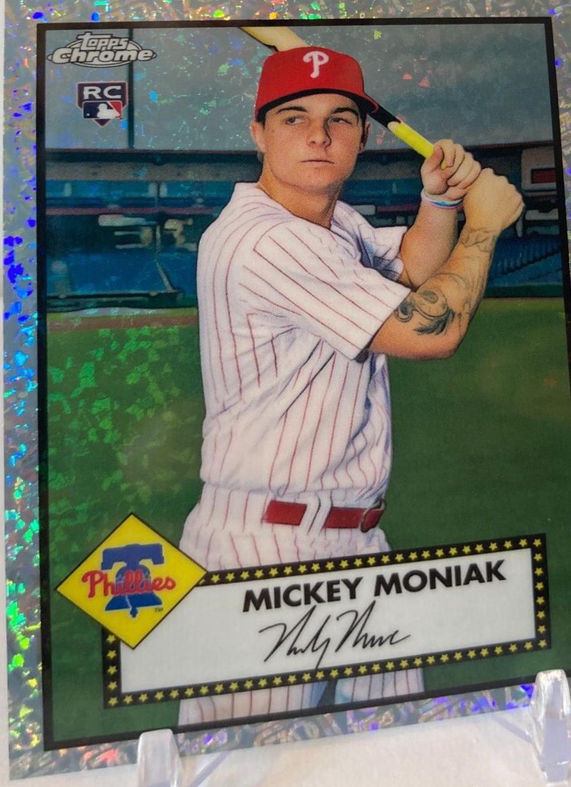 Mickey Moniak [Platinum 70th Anniversary Mini Diamond Refractor] #77 ...