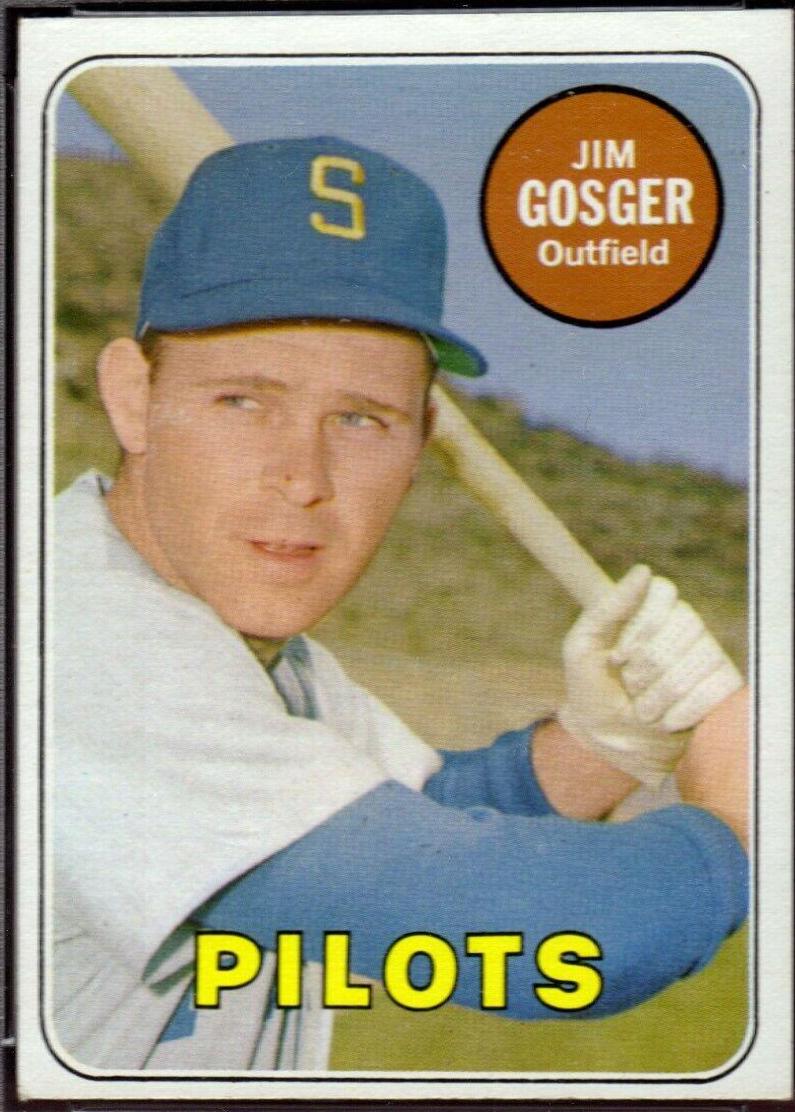 Jim Gosger [White] #482 Prices | 1969 Topps | Baseball Cards