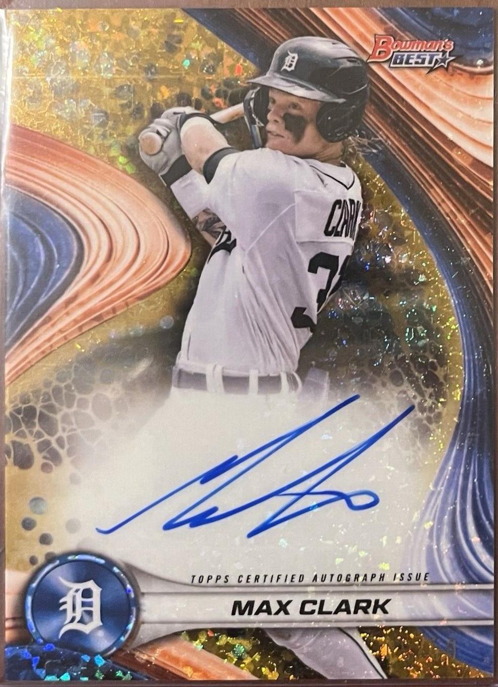 Max Clark [Gold Mini-Diamond Refractor] #B24-MC Prices | 2024 Bowman’s ...