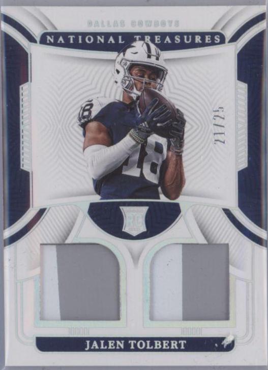Jalen Tolbert [Patch Autograph Holo Silver] #182 Prices | 2022 Panini ...
