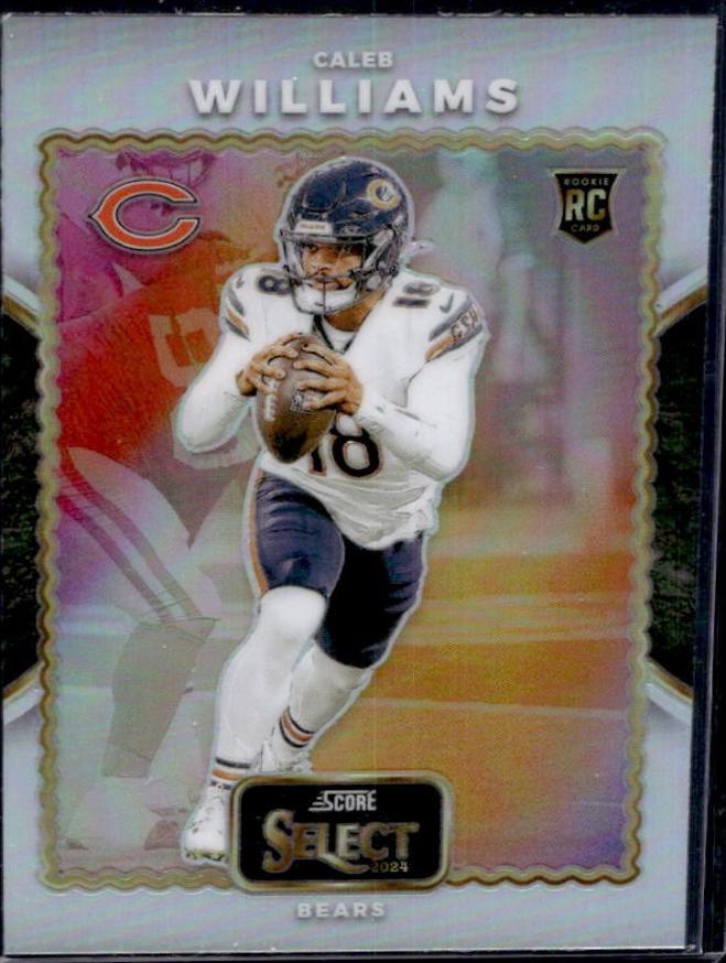 Caleb Williams [Silver Prizm] #21 Prices | 2024 Panini Select Score ...