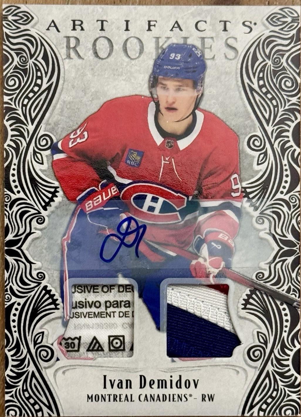Ivan Demidov [Black Auto Material] #174 Prices | 2025 Upper Deck ...