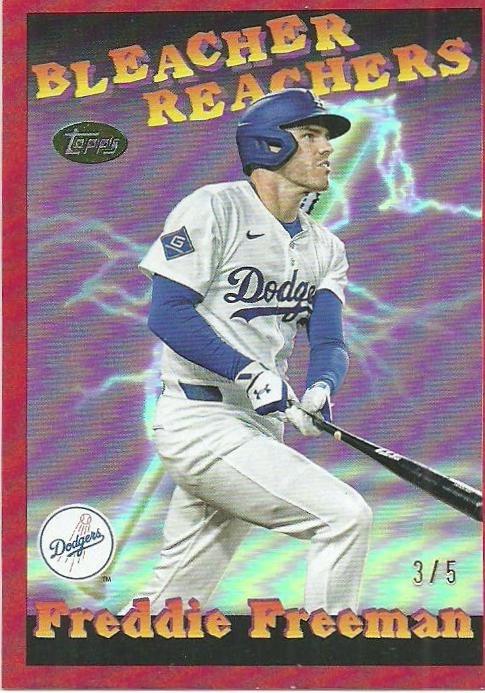 Freddie Freeman [Red Foil] #BR-22 Prices | 2025 Topps Update Bleacher ...