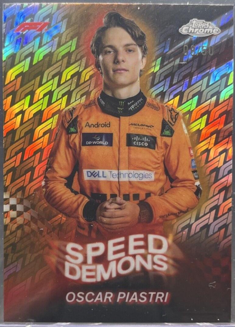Oscar Piastri [Gold Logofractor] #SD-8 Prices | 2024 Topps Chrome ...