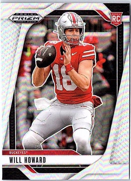 Will Howard [Silver] #83 Prices | 2025 Panini Prizm Draft Picks ...